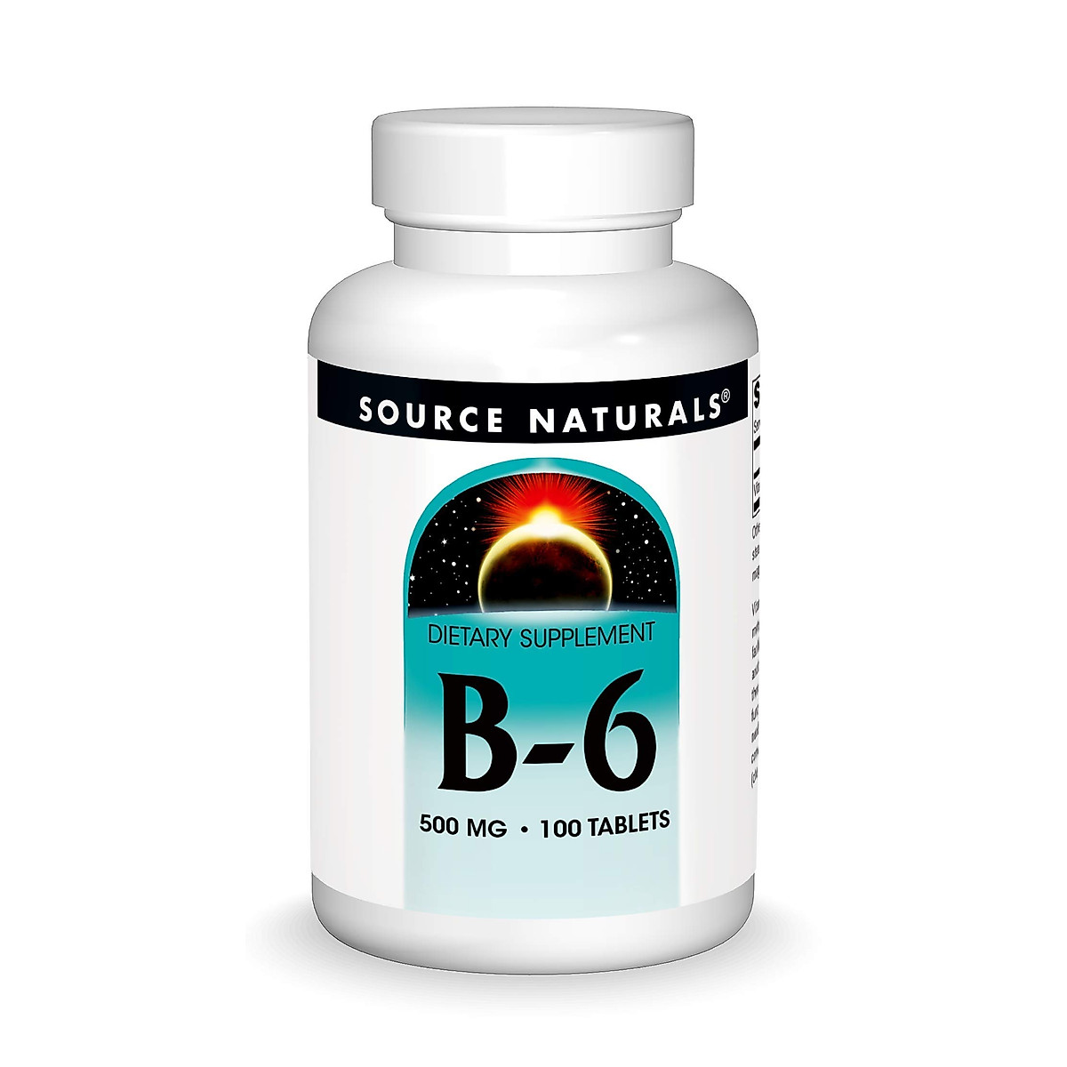 Source Naturals Vitamin B-6, Immune System Support* -500 mg, 100 Tablets