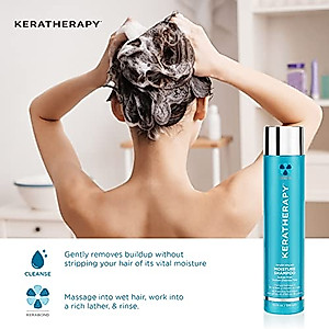 Keratherapy Keratin Infused Moisture Conditioner, 33.8 fl. oz., 1000 ml - Hydrating & Moisturizing Conditioner for Dry Hair with Collagen, Jojoba Oil, & Kerabond Technology