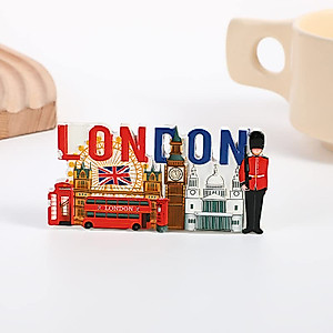 Tower Bridge Big Ben London Eye, London Skyline Resin 3D Fridge Magnet Souvenir Tourist Gift