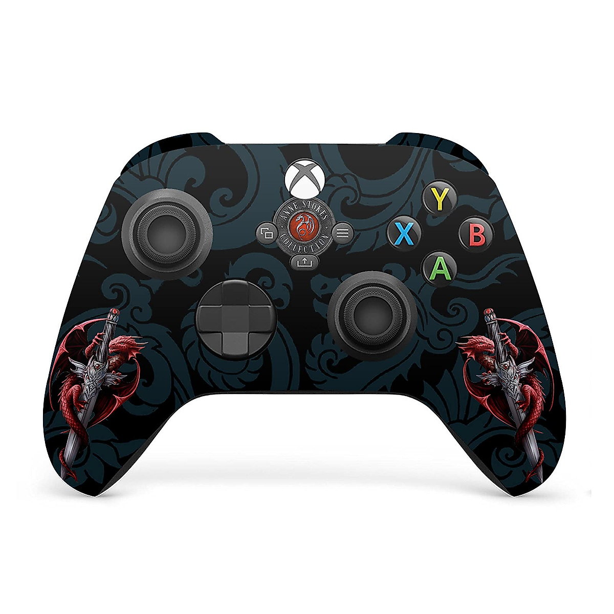 Head Case Designs Officially Licensed Anne Stokes Dragon Dagger Art Mix Vinyl Sticker Gaming Skin Decal Cover Compatible With Xbox Series X Console and Controller Bundle