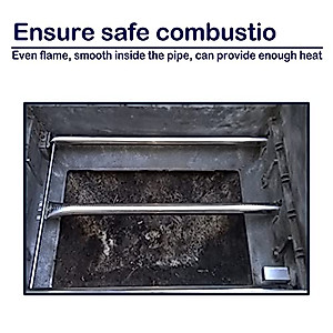 Grill Burner Tube Replacement for Weber Genesis Series 1000 1000LX 2000 2000LX 3000 3000LX 4000 4000LX 5000 5000LX, Genesis Gold and Platinum 3609(pre-2002), Platinum I/II, Weber 7506 Burner Pipe Set