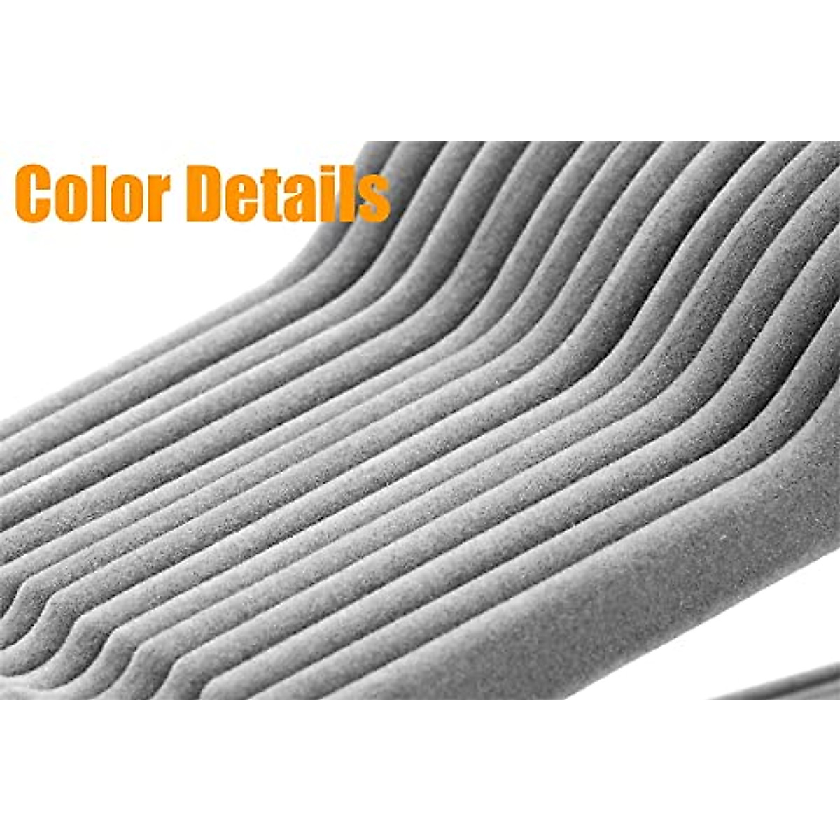 50+10 Pack Non-Slip Velvet Hangers Suit Clothes Hanger Space Saving Hangers 15~20LBS Heavy Duty Hangers 17.5"