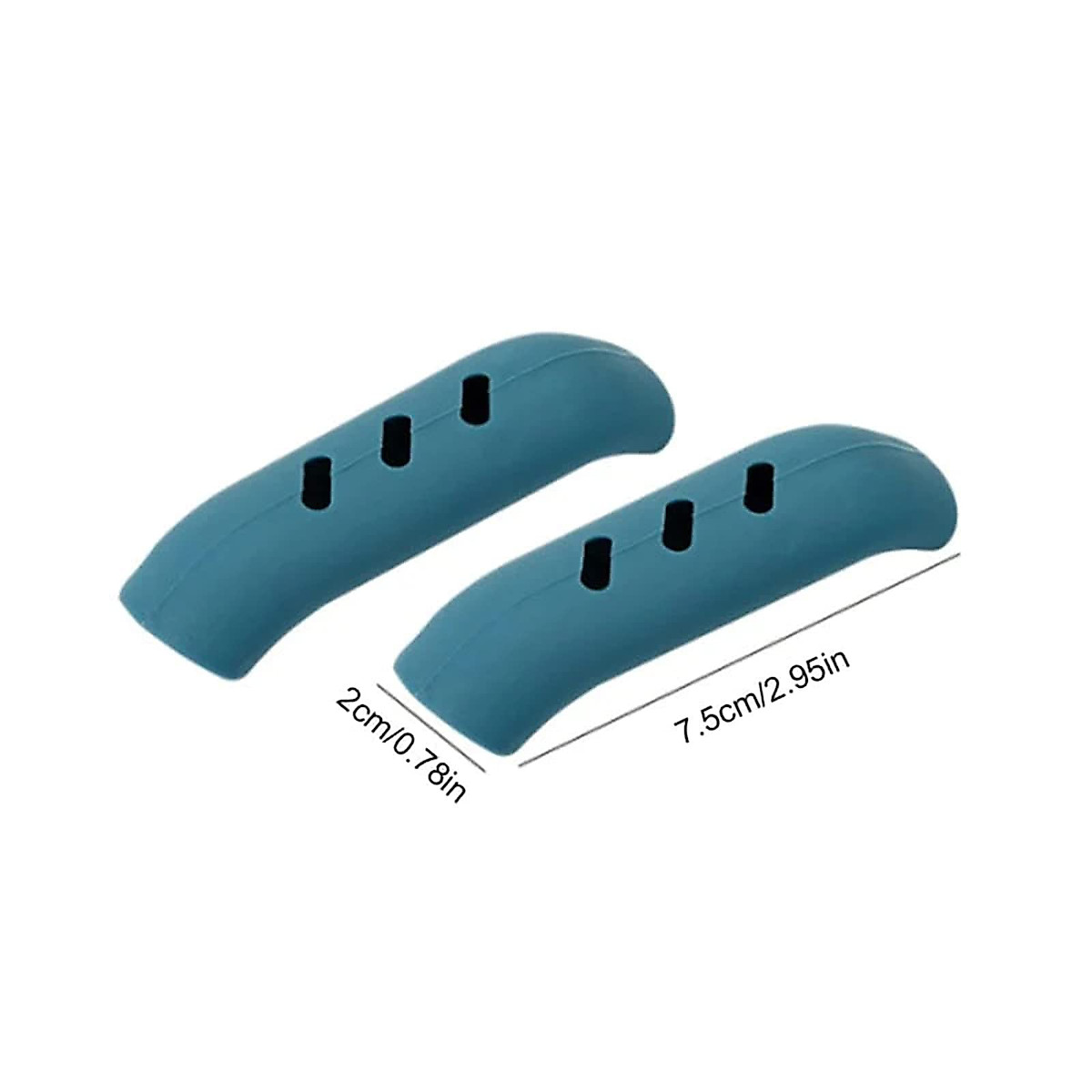 IVBUT Silicone Anti-Scald Pot Handle Cover,Cubierta De Aislamiento De Mango De Olla De Silicona Antiquemaduras,Assist Handle Holder for Any Metal Pan. (A,8PCS)