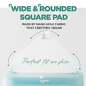 MEDIHEAL Madecassoside Blemish Pad - Square Cotton Facial Toner Pads with Centella Asiatica & Madecassoside – Anti Blemish Face Pads to Improve Uneven Skin Tone - Vegan Face Gauze Wipes, 100 Pads