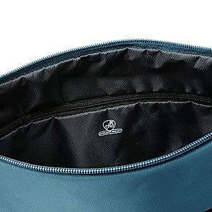 Travelon Anti-Theft Active Medium Crossbody Messenger Bag, Teal