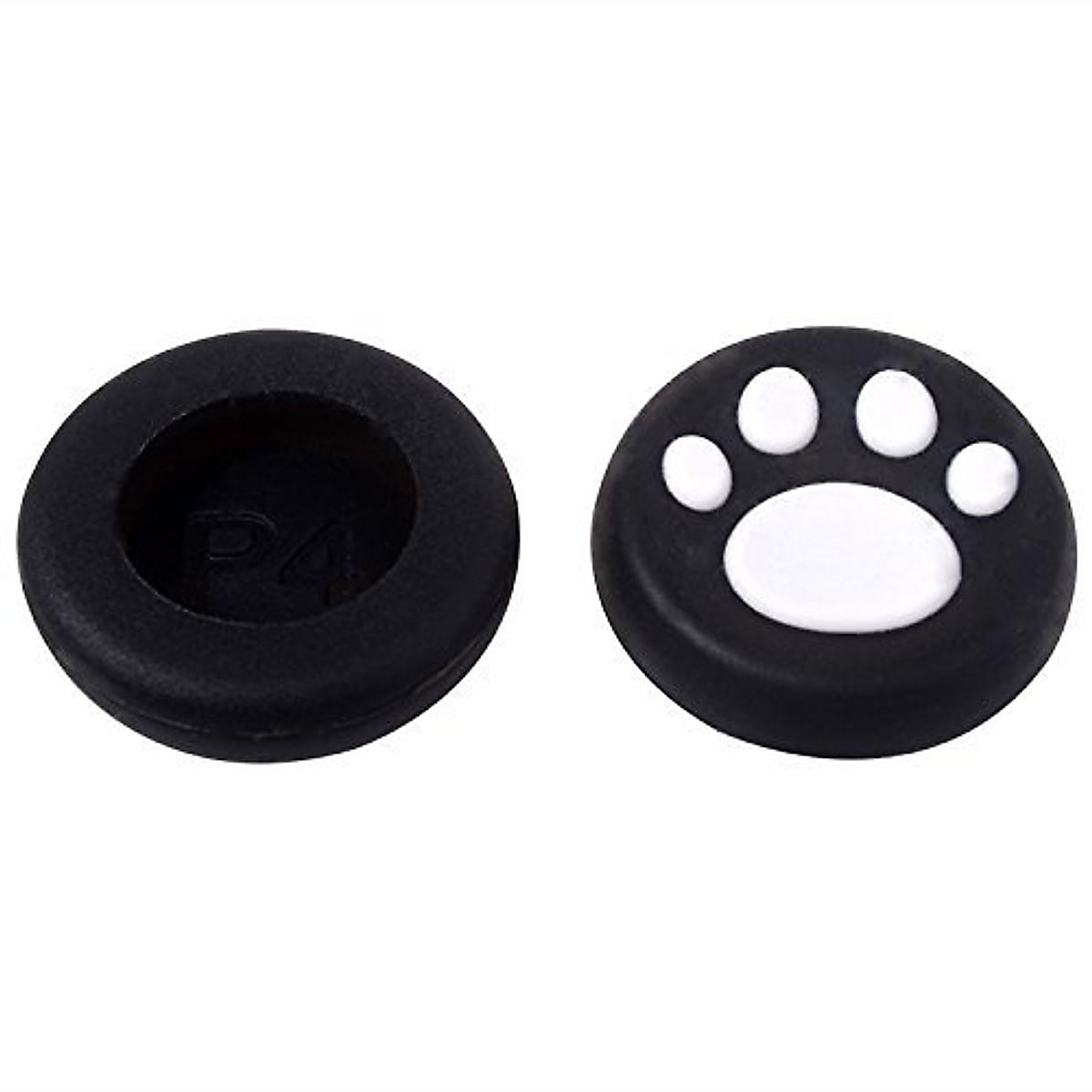 Gametown® Analog Controller Cap Cover Thumb Stick Grip for Sony PS4 PS3 XBOX One 360 Controller White Cat Pad