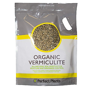 Organic Vermiculite by Perfect Plants - 8 Dry Quarts Natural Medium Grade Soil Additive for Potted Plants
