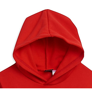 Disney Lightning McQueen Big Boys Pullover Hoodie and Pants Set Red/Black 7-8