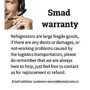 Smad Wine Fridge, 33 Bottle Wine Cooler Refrigerator, 19 Inch Freestanding Wine Fridge with Digital Temperature Display and Glassdoor, 3.5 cuft, Stainless Steel