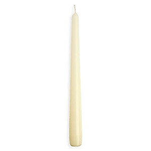 BOLSIUS Ivory Taper Candles 100 Count Bulk Pack - 10 Inch Dinner Candle Set - 7+ Burn Hours - Premium European Quality - Smooth Flame - 100% Cotton Wick - Smokeless & Dripless Household Candlesticks