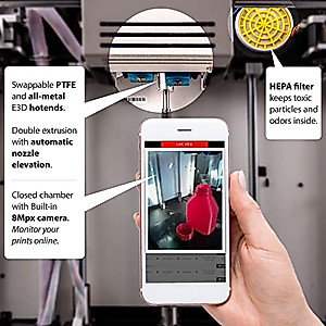 Kodak 3D Printer Portrait, White, 21.1 x 20.7 x 20.7 in