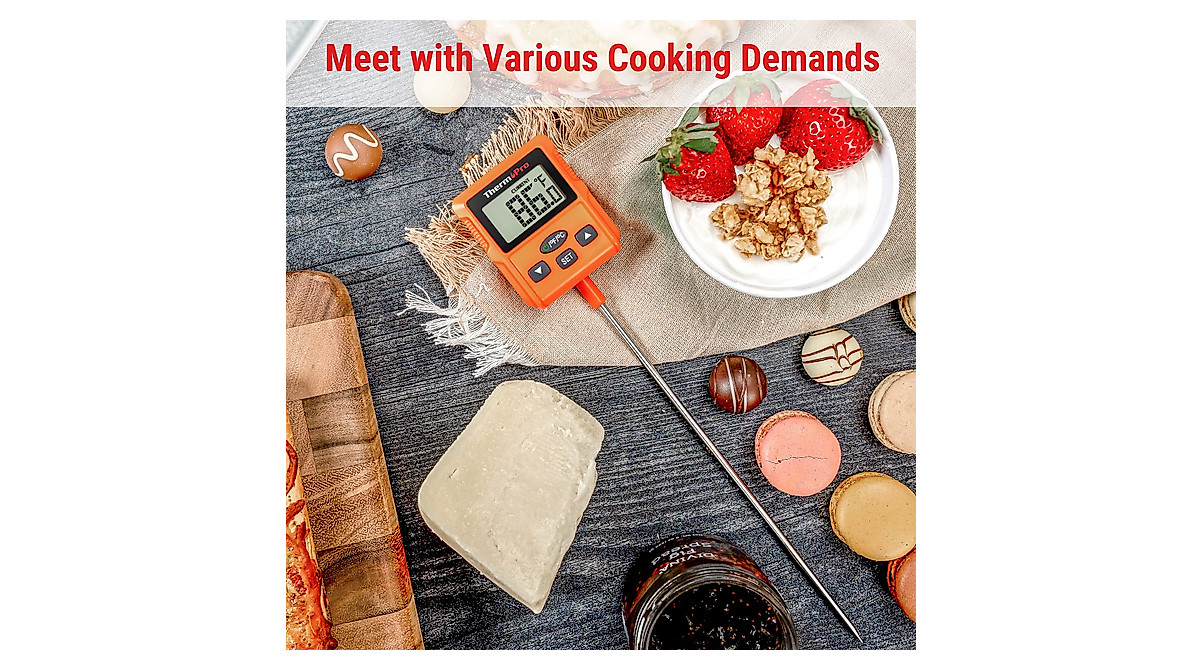 ThermoPro TP511 Candy Thermometer - Accurate Cooking Tool
