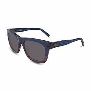 John Varvatos V510 Square Sunglasses, Navy Gradient UF, 21 mm