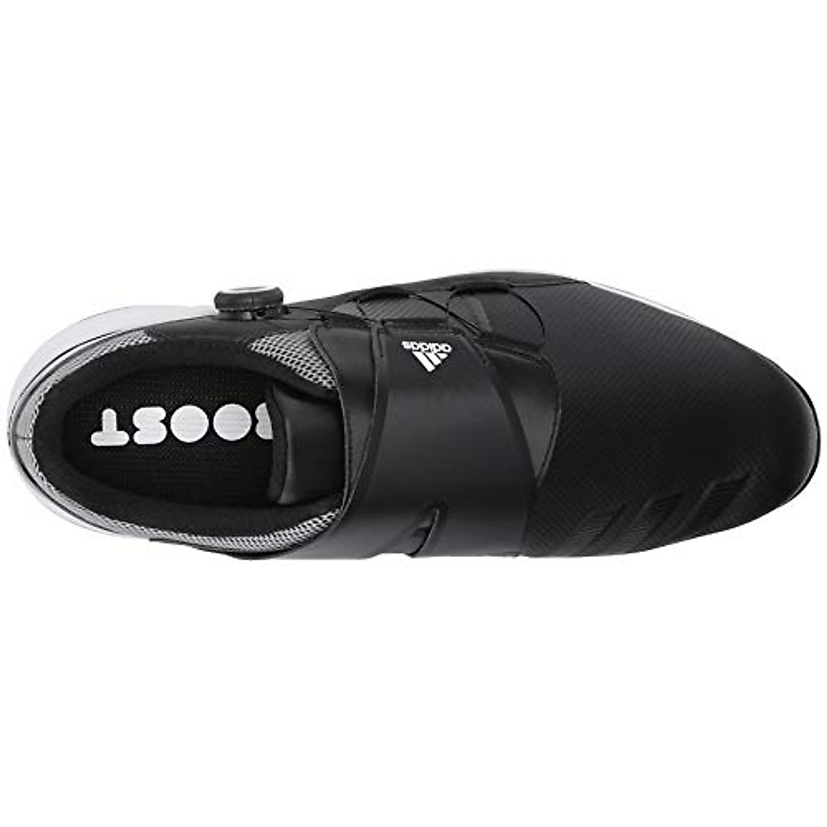 adidas mens Zg21 Boa Golf Shoe, Black/White/Lghsolgre, 7 US