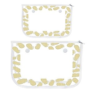 futaiphy 2 Packs Clear Inner Bags for Beach Bag, Compatible with Bog Bag Accessories, Perfect for Women's Beach