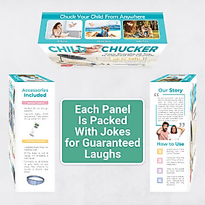 Witty Yeti Hilarious Child Chucker Gag Gift Empty Box Wrap Your Real Present Inside to Prank Friends or Family with This Practical Joke for Men or Women. Funny Idea for New Parents or Baby Shower.