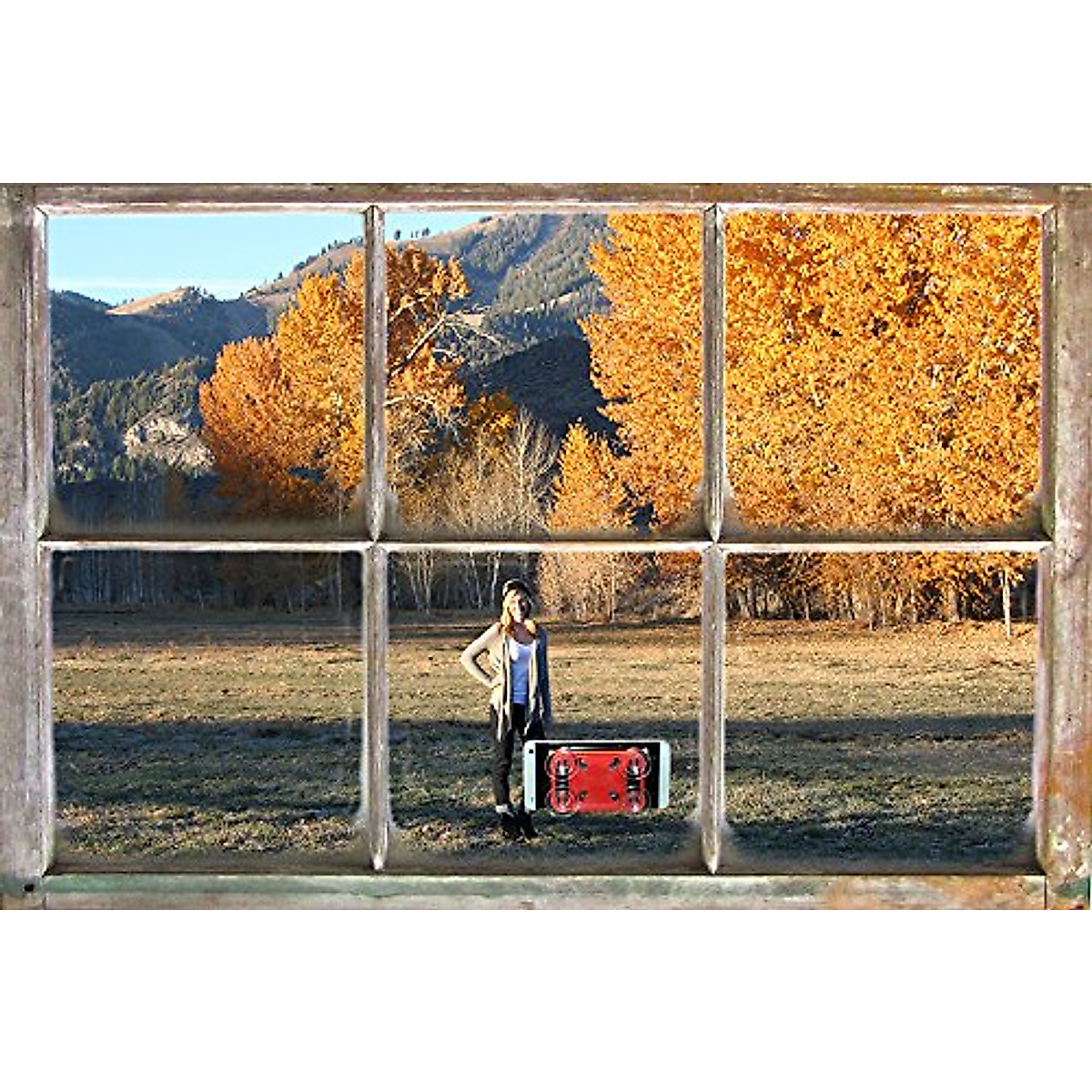 Cellfy Universal Smartphone Mount for Taking a Pictures and Video; Blue. This Universal Mount is operable with iPhone 4/5/6, Samsung Galaxy, HTC, or Any Model of Smartphone, Providing a Strong Hold!