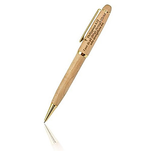 KATE POSH - Philippians 4:13 - I can do All Things Through Christ who Strengthens me Wood Pen