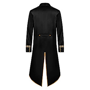 O-484 Black Mens Blazers Blazers Outfits for Man Work Office Blazer Happy Vacation Halloween Vintage Costumes Cosplay Renaissance Peasant Steampunk Fall Winter Blazers 2023 K5 S