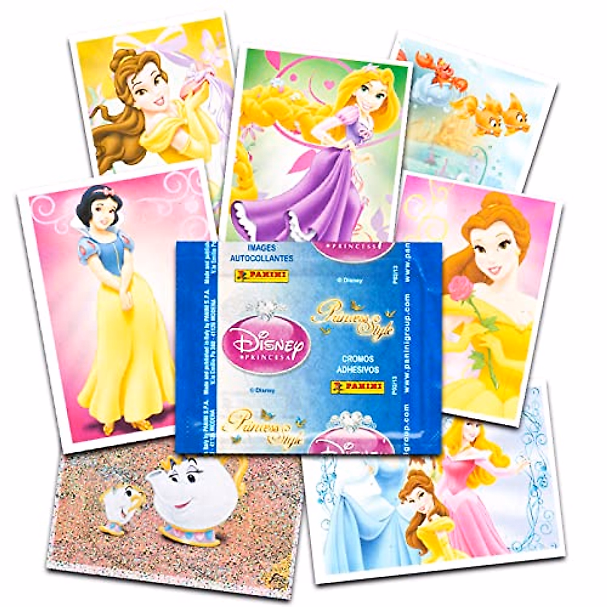 Disney Princess Backpack and Drawstring Bag for Girls Set - Bundle with 11” Princess Mini Backpack, Disney Princess Drawstring Bag, Water Bottle, Stickers, More | Princess Backpack for Girls