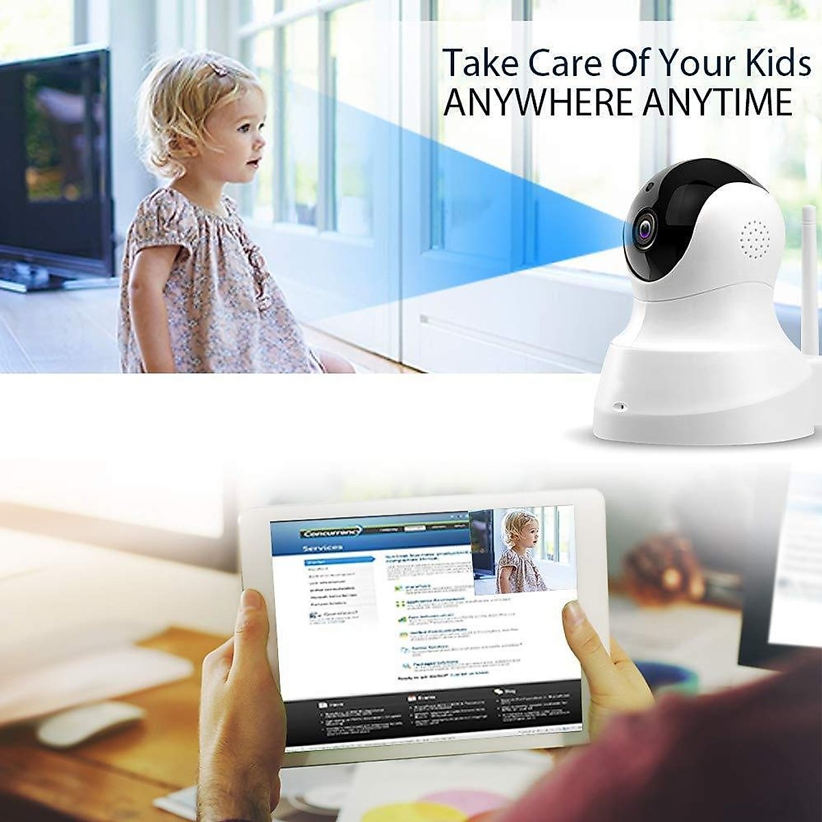 Pet Camera - Indoor Security Camera, Ucam by Tenvis & IoTeX. Home Security Camera with Motion Detection/Night Vision/2-Way Audio. Blockchain Authorization, 100% Data Privacy, Amazon Cloud & SD Storage