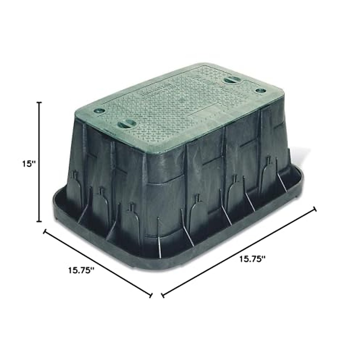 Rain Bird VB Series Super Jumbo Valve Box with Green Lid | VBSPRH