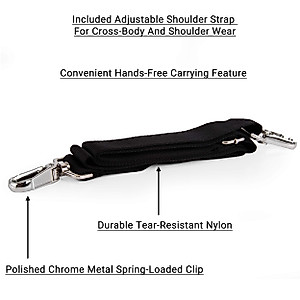 13-inch Laptop Sleeve Crossbody Bag for Acer Chromebook C202 C223 Flip C214 Spin 311 C720 11.6", Asus L210 L203MA (Black)