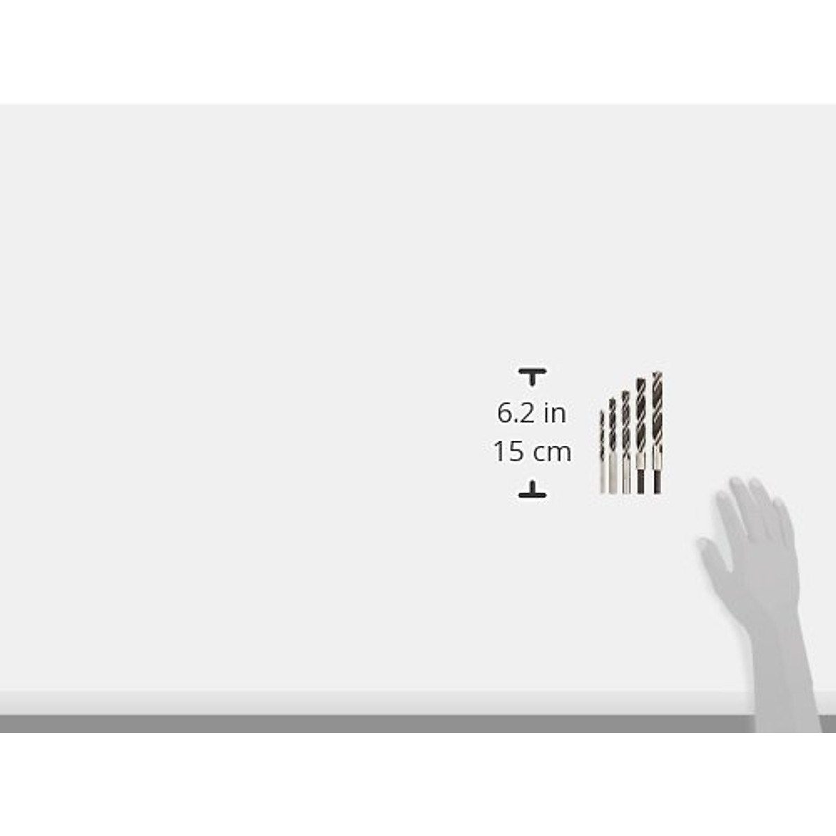 BOSCH B14616 5-Piece Brad Point Drill Bit Set