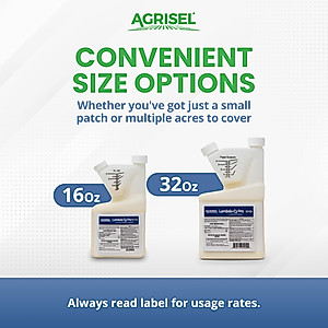 Agrisel Lambda-Cy Pro 9.7 CS Insect/Pest Control Safe for Poultry Houses, Residential & Commercial, Effective Against 55 Pests, Outdoor/Indoor, Includes 3-Pack of Agrisel Protective Gloves, 32 Ounces