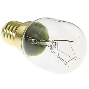 SQXBK 6PCS T25 Microwave Light Bulbs Warm White Incandescent Light Bulb E14120V25W Base Oven Light Bulbs, Brass