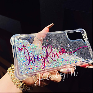 HandmadebyTN glitter case for iPhone 16 Pro max iPhone 14 Pro max Iphone 13 pro Max iphone 16 pro max iPhone 11 case | compatible for Galaxy S24 Ultra case Galaxy S23 Ultra S22 ultra S24 Plus case