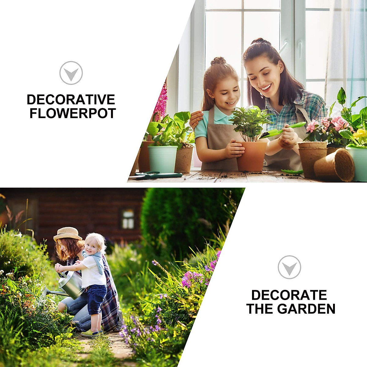 DOITOOL 8pcs Mini Street Post LED Outdoor Garden Lamp Miniature Spotlight Street Lights Model Light for Micro Landscape Fairy Garden Dollhouse Accessories (Random Style)