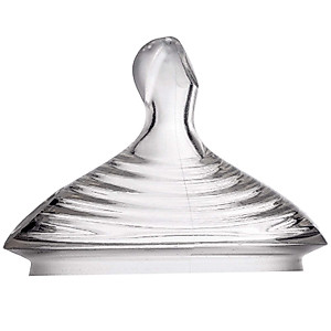 NUK Simply Natural Replacement Nipples, Slow Flow, 2pk