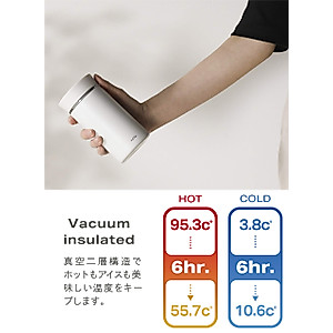 CB Japan Mlte Water Bottle, Gray, Dishwasher Safe, 8.5 fl oz (240 ml), Direct Drinking, Stainless Steel, Vacuum Insulated, EL Bottle