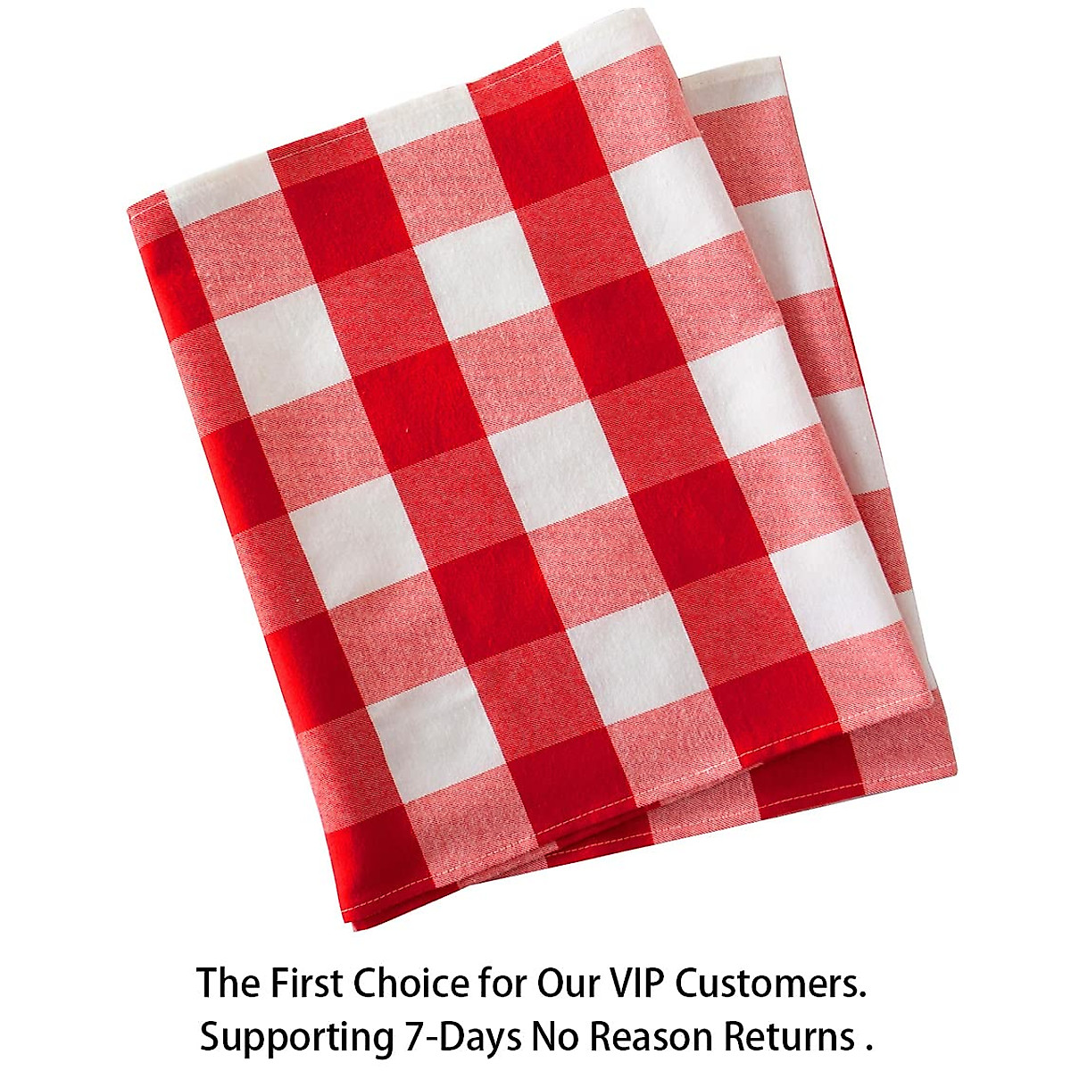 ShinyBeauty Buffalo Check Table Runner 13''x72'' Red and White Cotton Checkered Table Runner Buffalo Plaid Table Cover for Family Dinners Plaid Table Runner for Farmhouse Gingham Table Runner