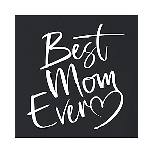Go All Out Large Black Women Script Best Mom Ever Heart Idea Sweatshirt Hoodie