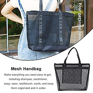 Shower Mesh Tote Mesh Shower Shower Mesh Shower Caddy Hanging of Portable for Dorm Essentials Gym Swimming Pools Travel Size Toiletries Bathroom Organizer