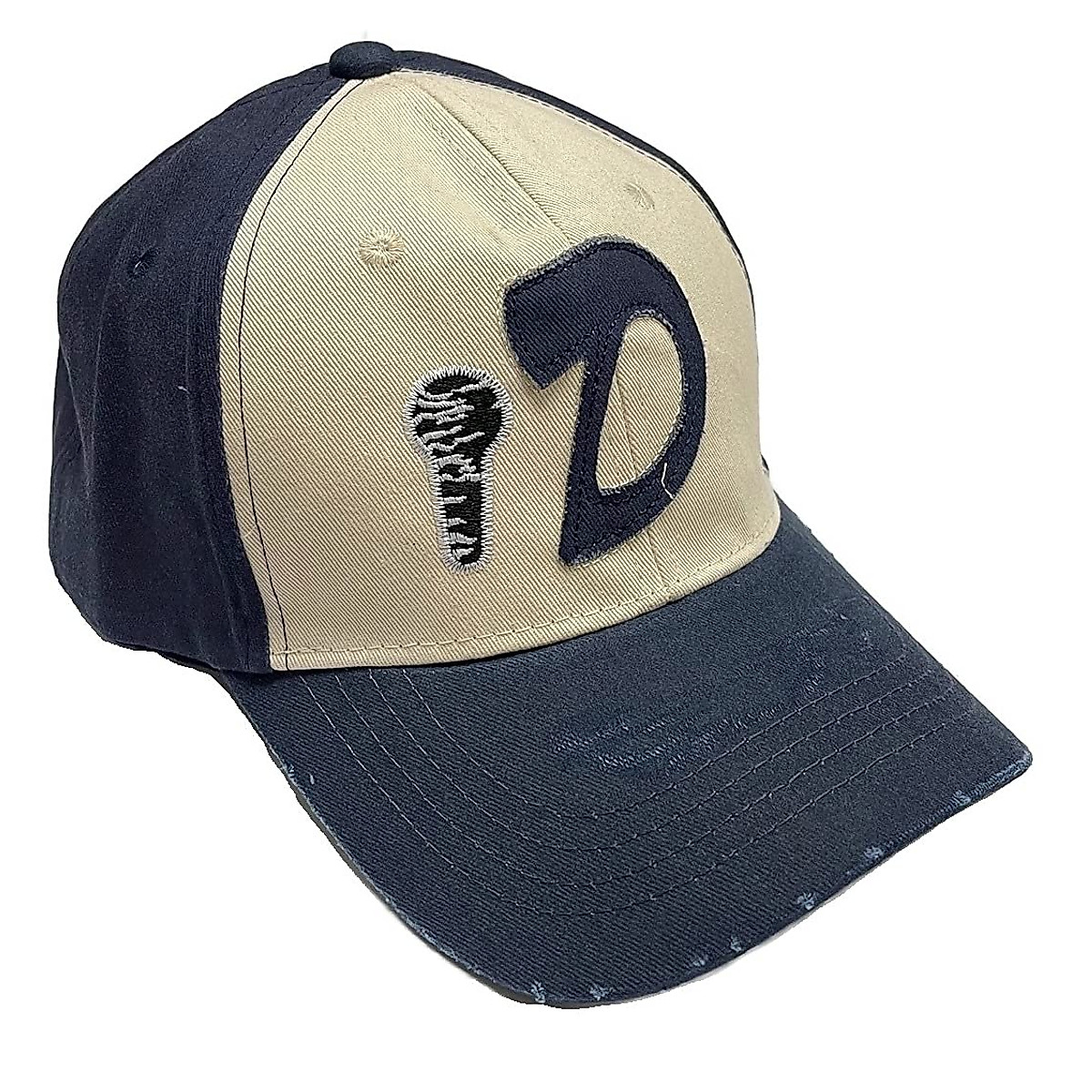 costumebase Clementine D Trucker Cap Weathered Baseball Aged Cap Hat Headgear Walking Dead Blue