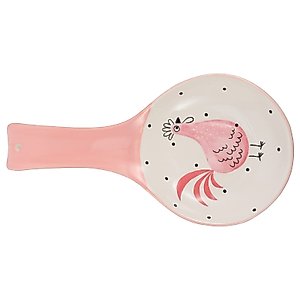BESTonZON Cooking Spoon Holder Rooster Spoon ceramic spoon rest for stove top ceramic spoon rest for stove top Rooster spoon rest for kitchen counter Rest for Kitchen Coffee Spoon Rest