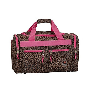 Rockland Bag, Pink Leopard, 19" Duffel