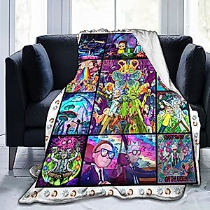Flannel Fleece Blanket Super Soft Lightweight Plush Throw Blanket for Bed Chair Sofa Couch Living Room 50"x40"