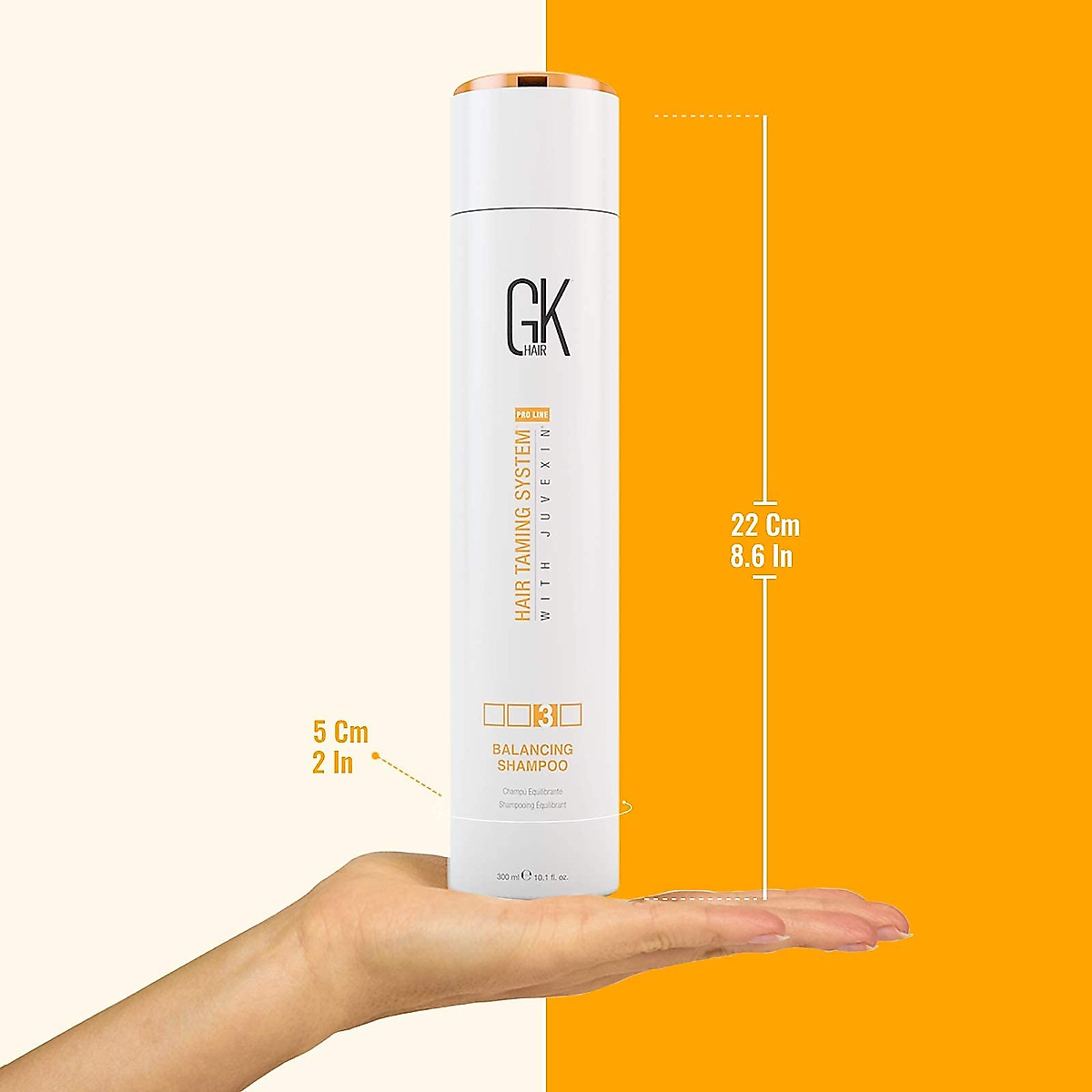 GK Hair Global Keratin Balancing Shampoo and Conditioner Set 300ml - ThermalStyleHer - 100ml/3.4oz