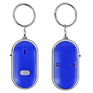 Key Finder Voice Control Anti Lost Device Key Finder with Whistle for Pet Keychain Locator Key Suitcase 2 colors for your choice