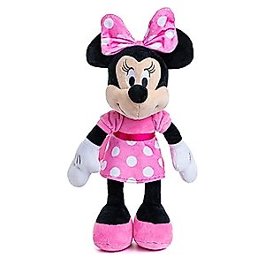 2018 Disney Minnie Mouse Pink Dress 15.5" Plush with Hangtag