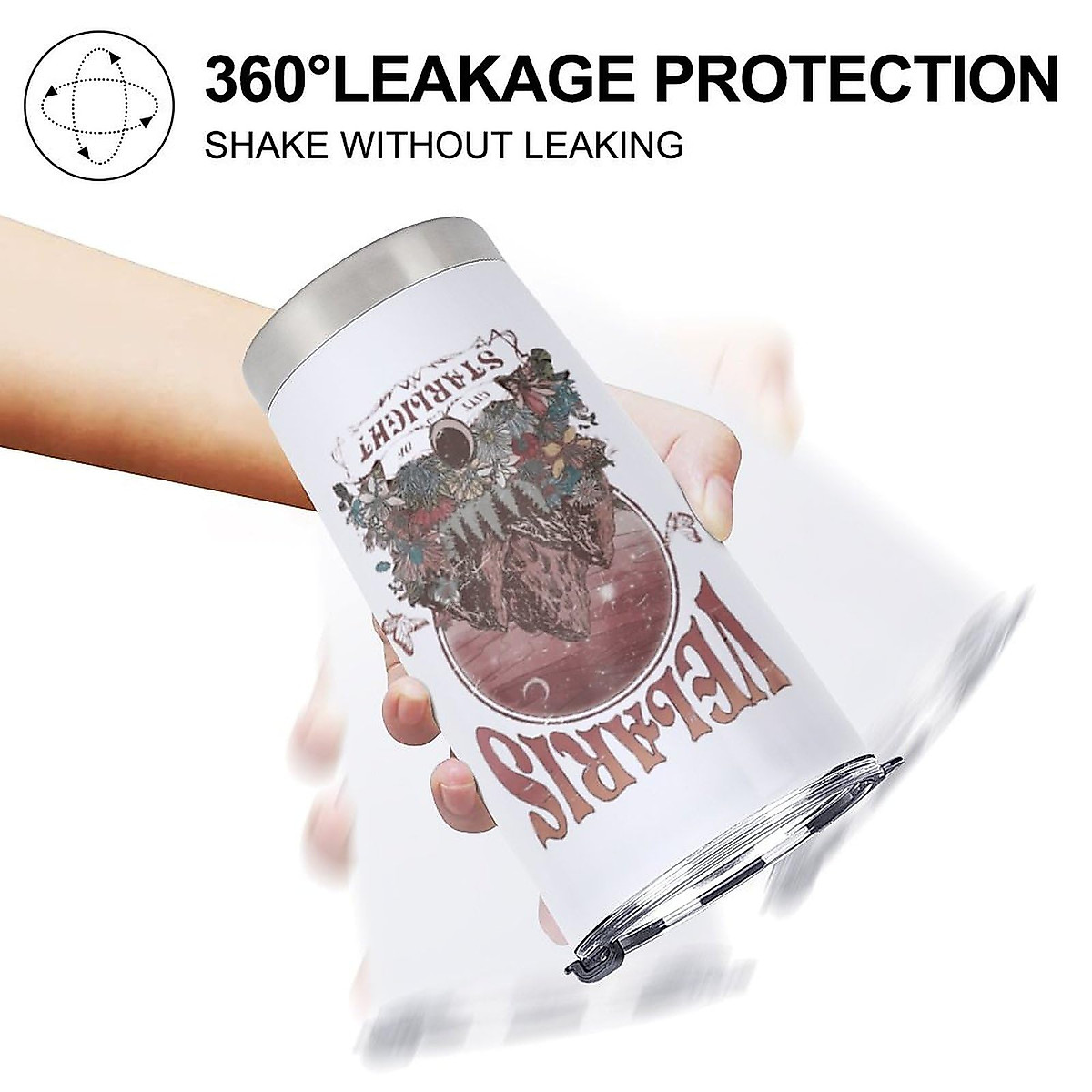 Velaris City Of Starlight Tumbler Acotar The Night Court Bookish 20 Oz Stainless Steel Insulated Tumblers with Lid And Straw Bookish Acotar Travel Coffee Mug Gifts