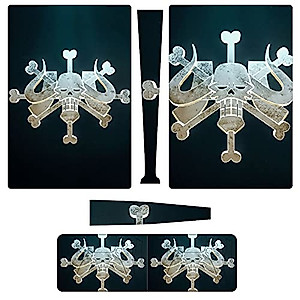 PlayStation 5 Digital edition version sticker protective cover, One Piece Beasts Pirates ps5 controller protective shell (compatible with ps5 Digital edition)