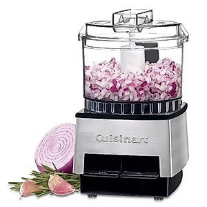 Cuisinart DLC-1SSFR Mini-Prep Processor, Brushed Metal (Renewed)