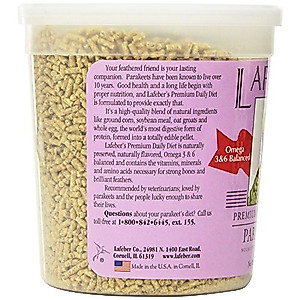 Lafeber Company Parakeet Pellets Premium Daily Diet Pet Food, 1.25-Pound