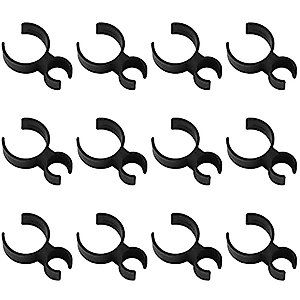TAODAN 12PCS Champagne Bottle Sparkler Single Holder Safety Clips, Wine Bottle Clip, Pyrotechnic Clip, Bottle Service Sparklers Clips for Candle Christmas Parties Wedding Anniversaries