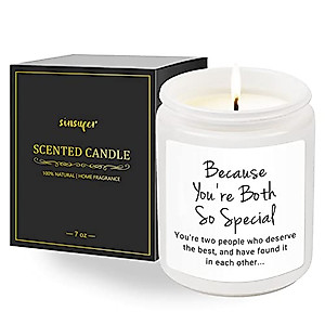 Anniversary Candle Gifts, Funny 40th 50th 60th 70th Anniversary, Valentine's Day, Brithday, Christmas Gifts for Couple Parents Husband Wife - 7oz Lavender Scented Candles